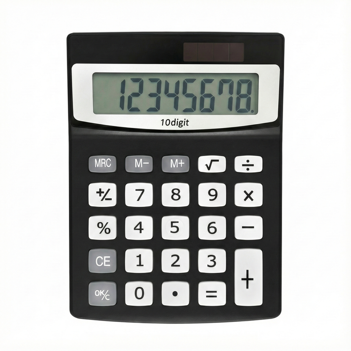 Basic Dual-Power Pocket Calculator – Mall LB