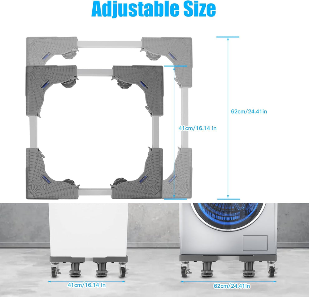 Washing Machine Stand with Wheels – Mall LB