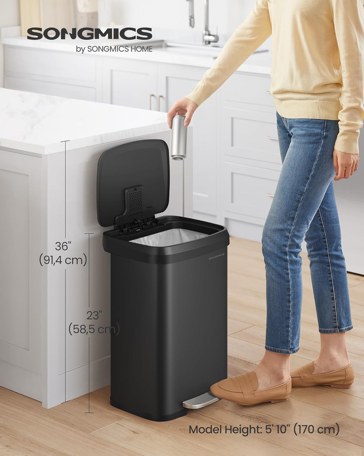 SONGMICS Kitchen Bin LTB530B5002 – Mall LB