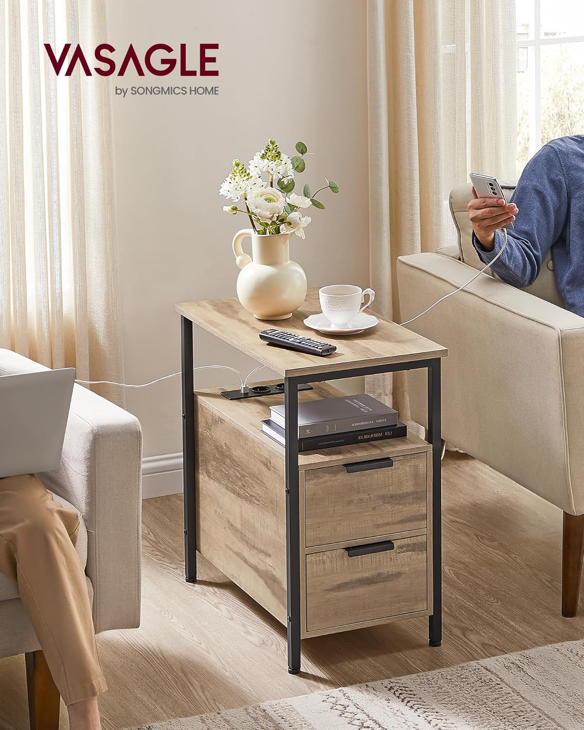 VASAGLE Side Table LET325K01 – Mall LB