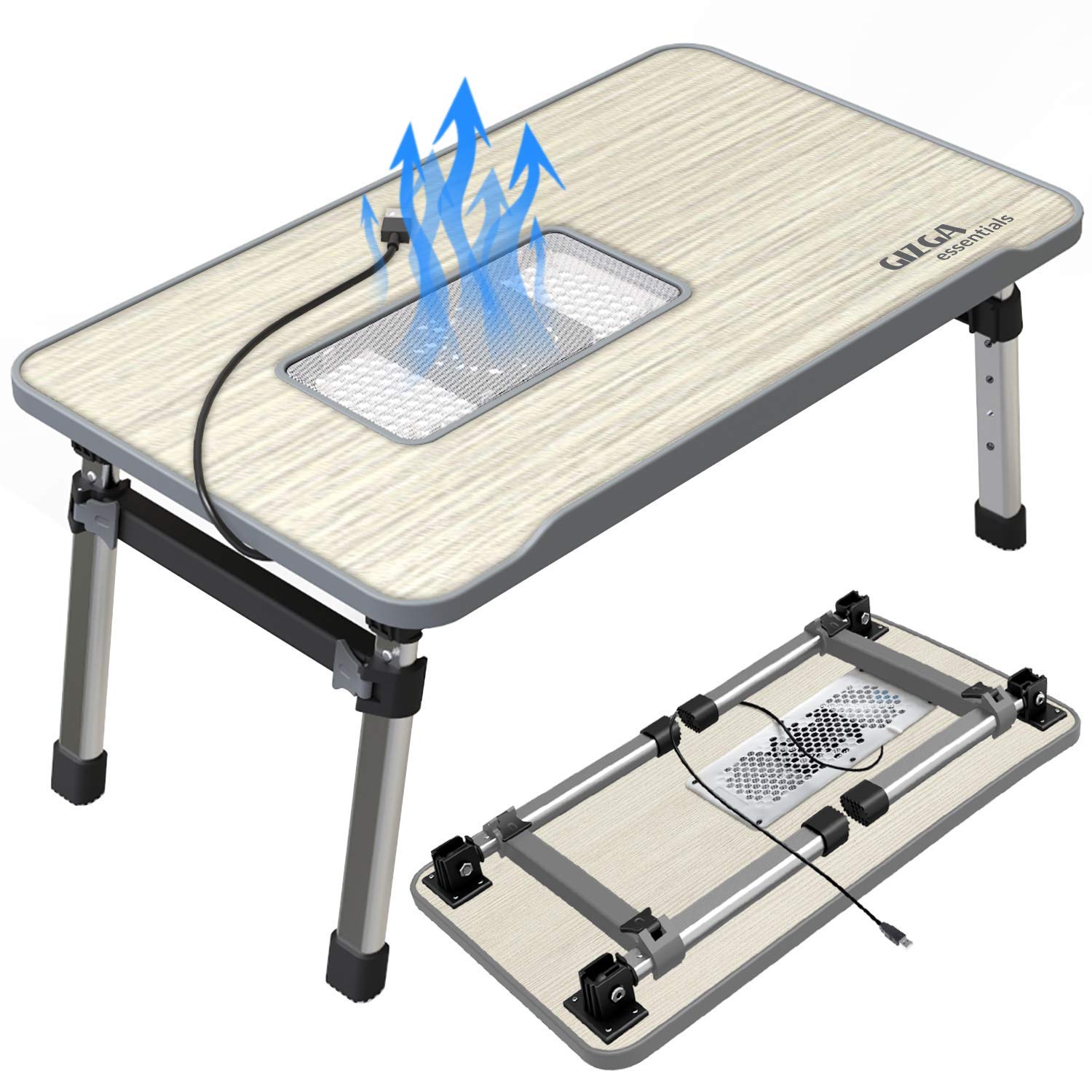 Multi-Purpose Laptop Table with Cooling Fan – Mall LB