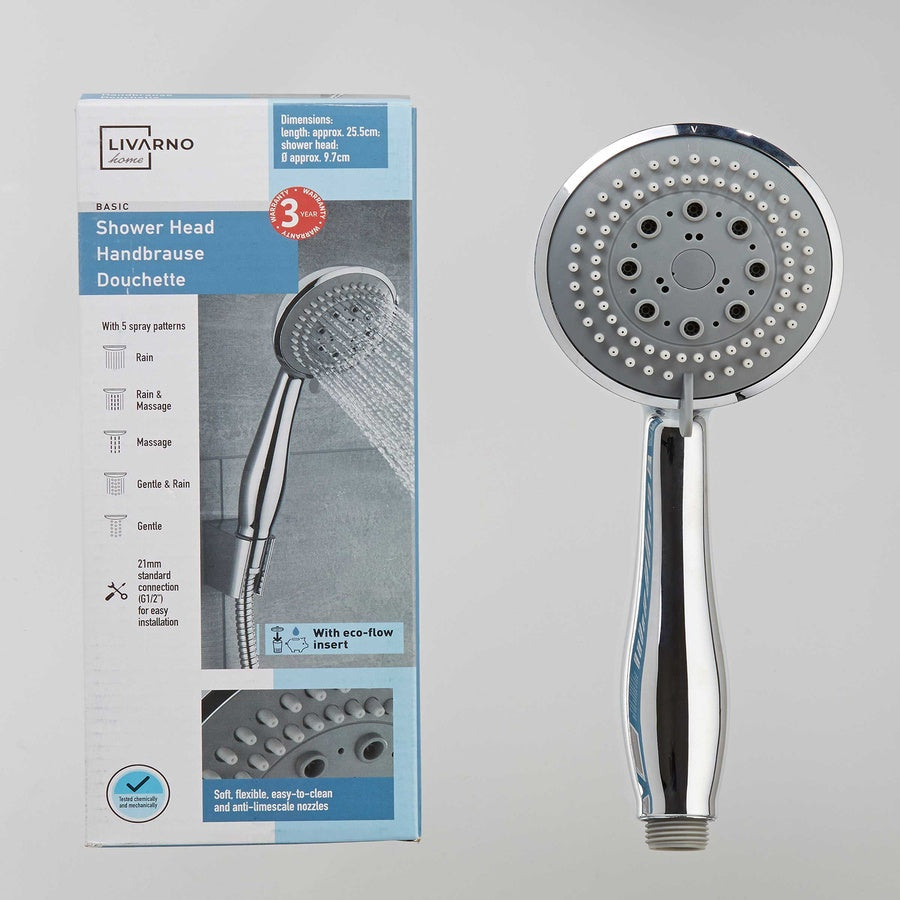 LIVARNO home 5-Spray Handheld Shower Head – Mall LB
